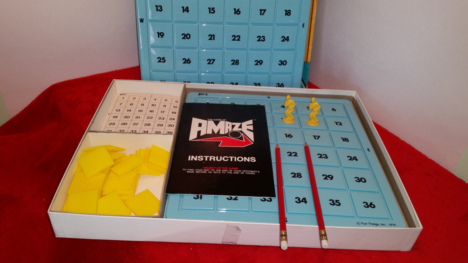 Vintage Amaze Game / 1976 Fun Things Inc. / Maze Game - Etsy