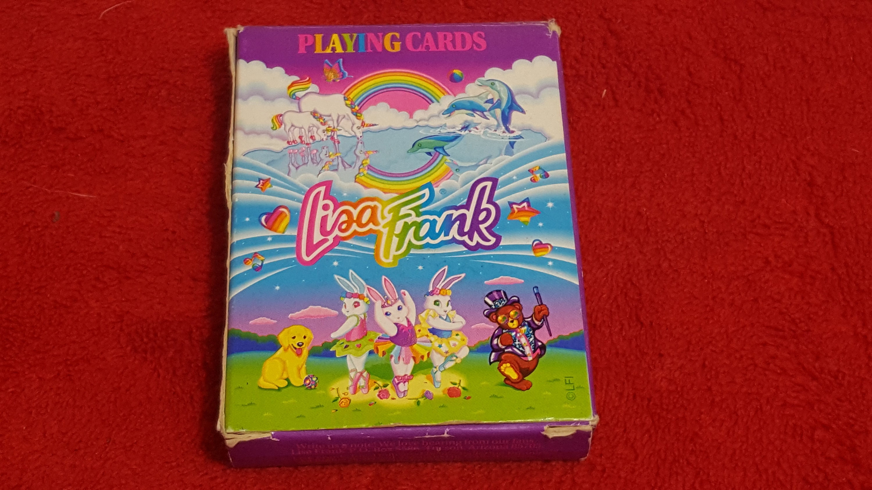 Vintage Lisa Frank Playing Card, Full Set, Box, Jokers and Bonus ...