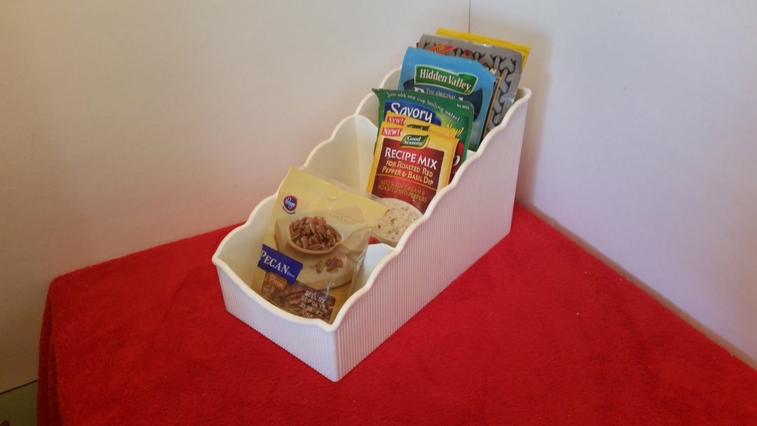 Vintage Tupperware Kitchen Organizer, Tiered Season Packets Organizer ...