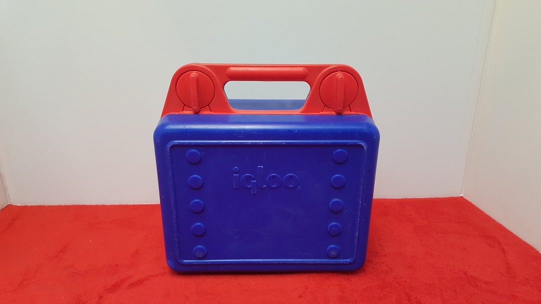 Vintage Igloo Cooler Lunch Box, Child's Lunchbox, Hard Sturdy Lunch Box ...