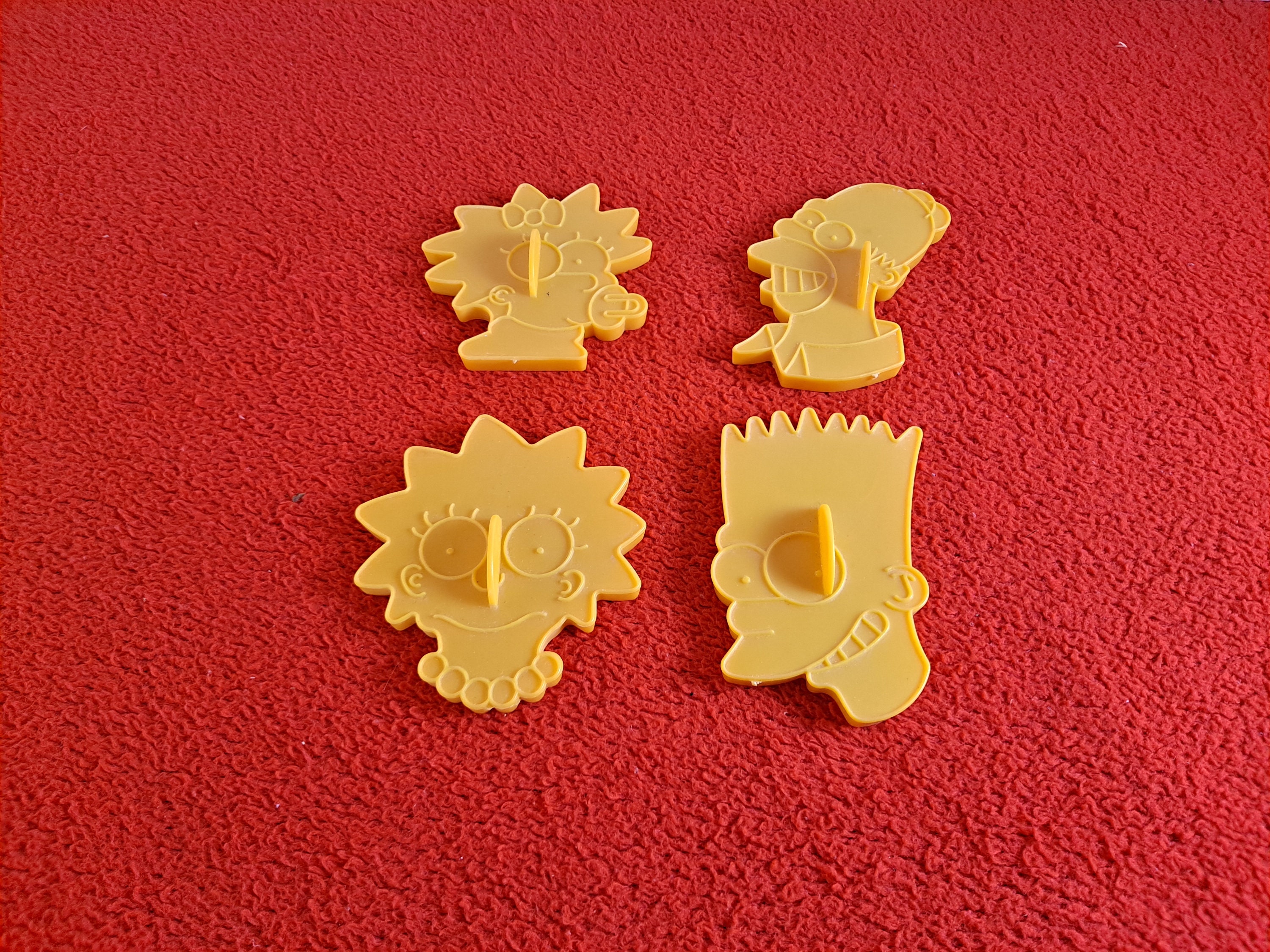 Vintage Wilton the Simpsons Cookie Cutters, Bart, Lisa, Homer and ...