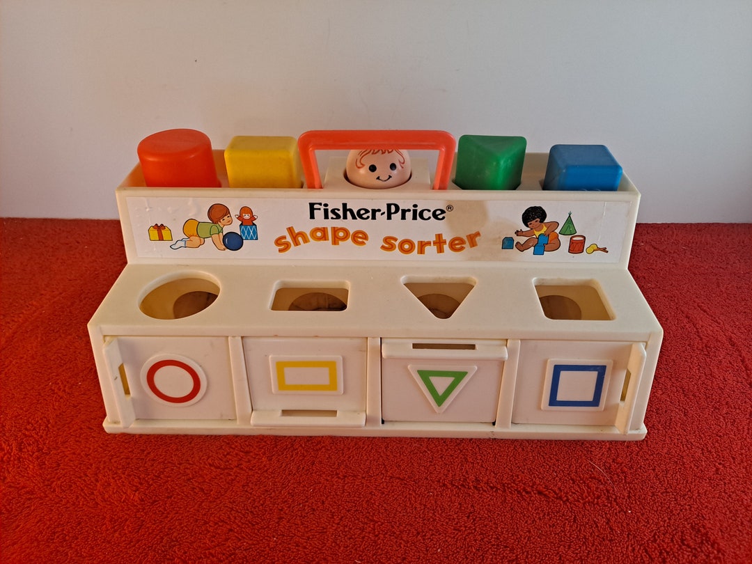 Vintage Fisher Price Shape Sorter - Etsy