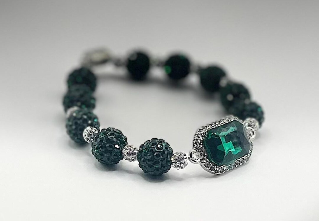 Breakaway Rhinestone Emerald Cat Collar - Etsy