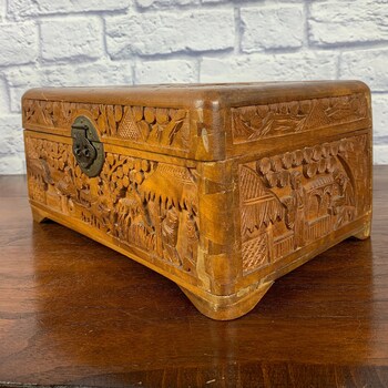 Carved Chest - Etsy