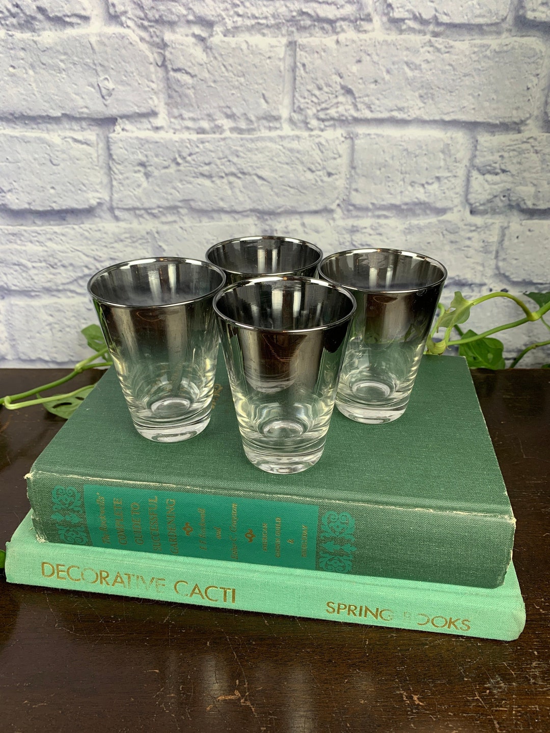 Lusterware Style Cordial Glasses Set of Four Mid Century Barware - Etsy