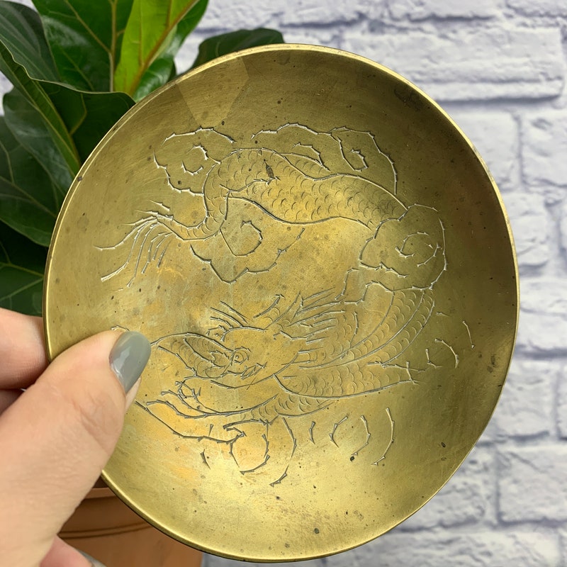 Chinese Dragon Plate - Etsy