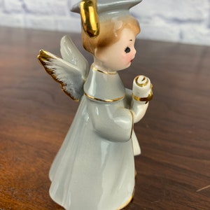 Josef Originals Graduation Angel Figurine Gray Gown Mid Century ...