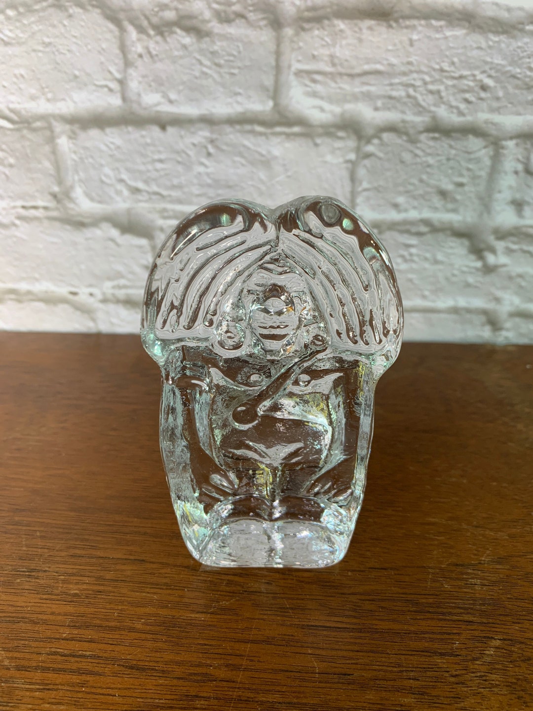 Vintage Magnor Troll Norweigan Non-lead Crystal Figurine or Paperweight ...
