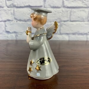 Josef Originals Graduation Angel Figurine Gray Gown Mid Century ...