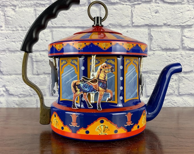 Vintage Kamenstein Carousel Horse Teapot World of Motion Line *DOES NOT ...