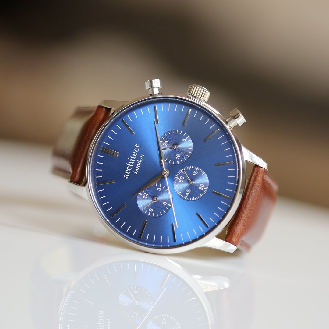 Personalised Engraved Men's Watch | 50th, 60th, 70th, 80th, 90th ...