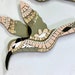 Mosaic Hummingbird Decor, Mosaic Birds Wall Art, Unique Animal Wall Art ...