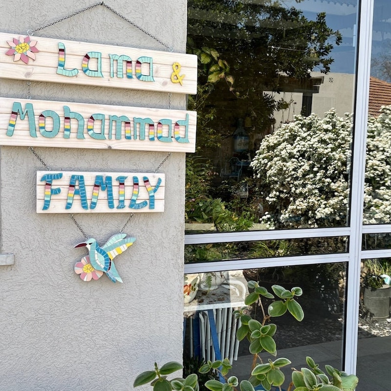 Custom Mosaic Sign - Etsy