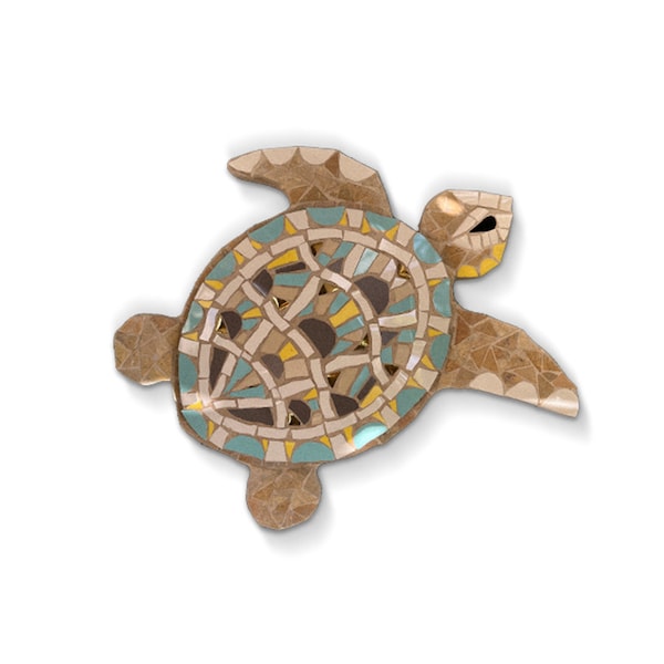 Turtle Mosaic Tile - Etsy
