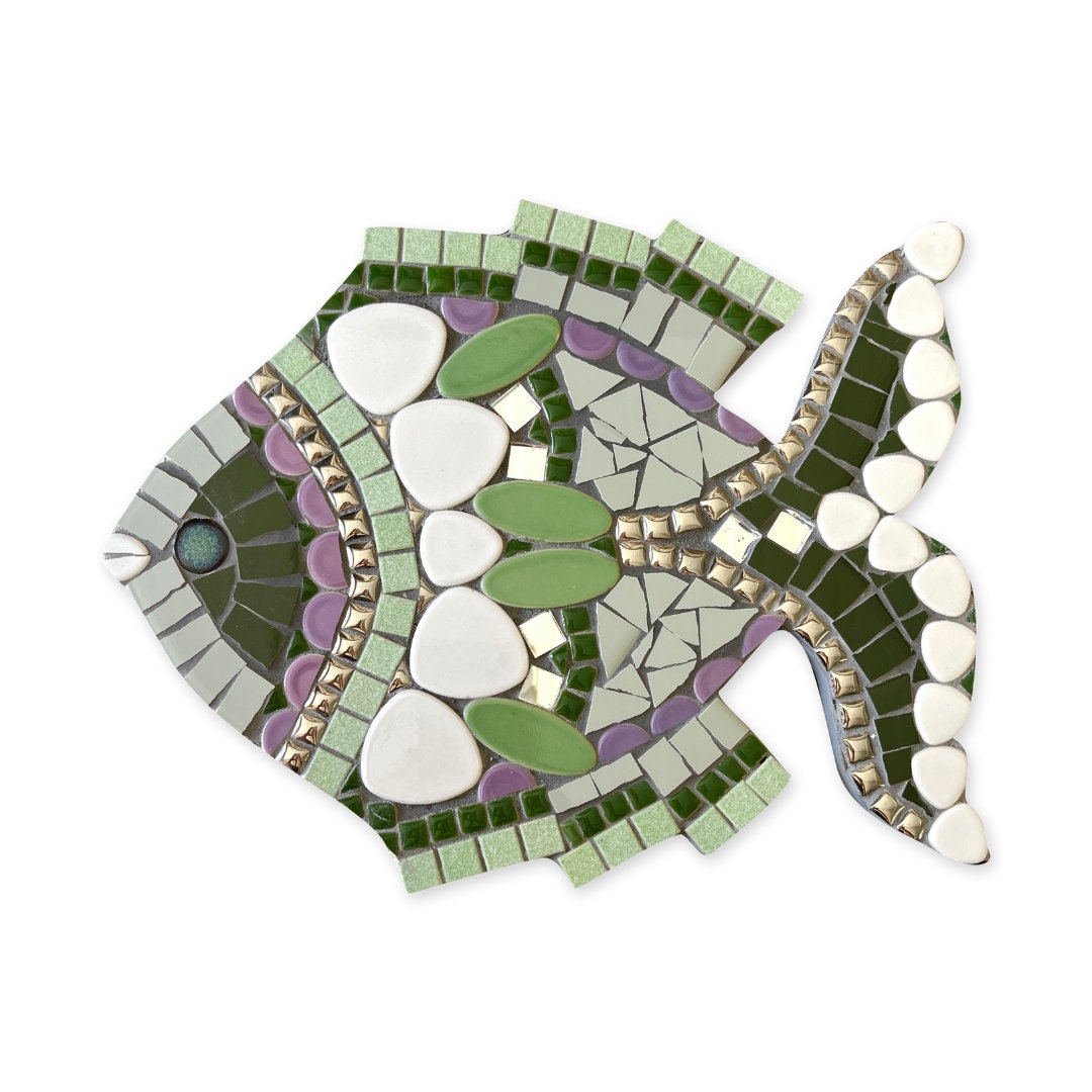 DIY Mosaic Fish Wall Art, DIY Mosaic Tile Kit for Adults, Mosaic Art ...