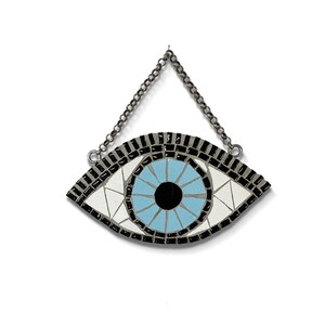 Mosaic Tile Wall Art, Evil Eye Mosaic, Evil Eye Home Decor, Third Eye ...