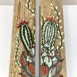 Cactus Wall Art / Mosaic Wall Art / Mosaic Home Art - Etsy