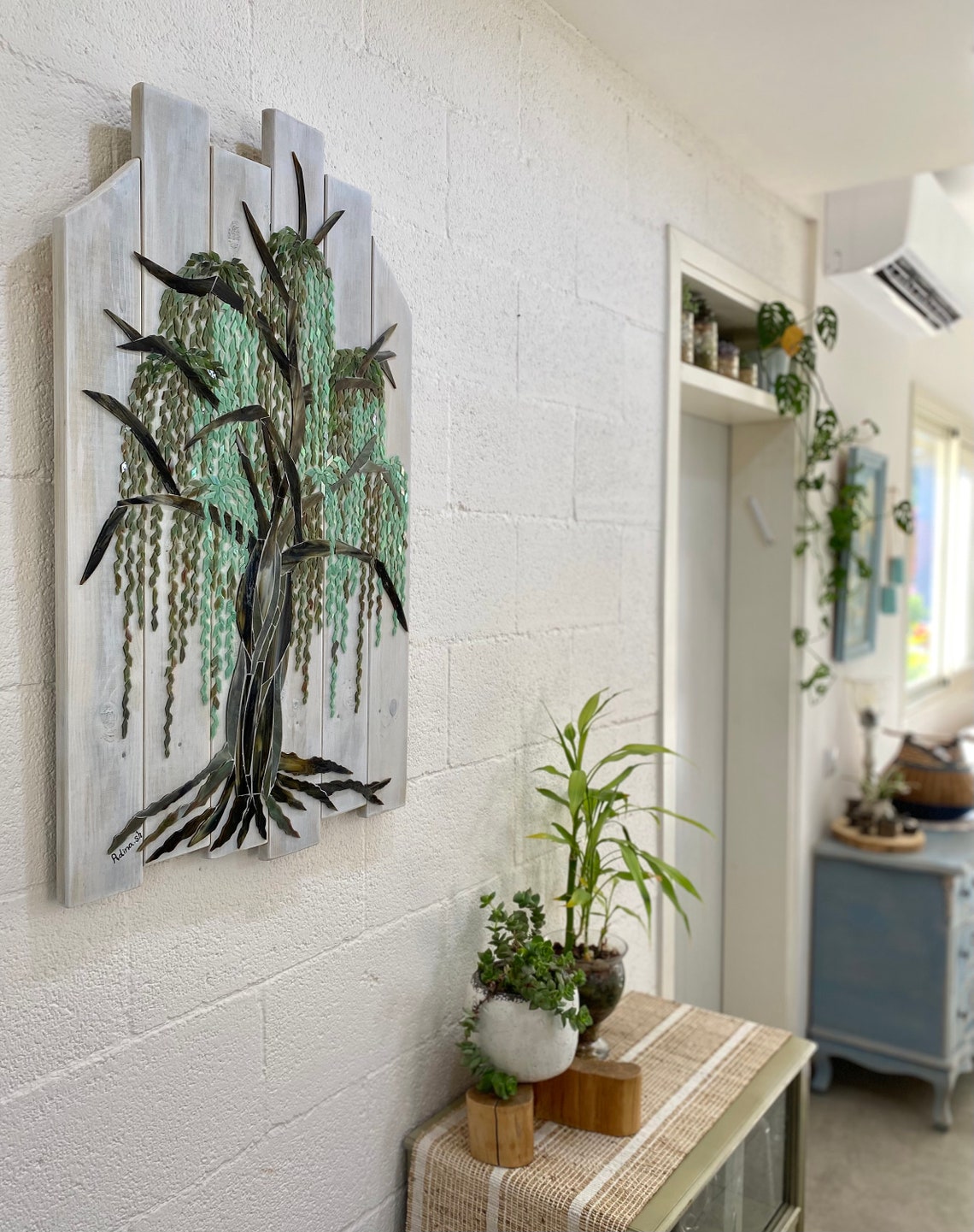 Tree Art Work / Mosaic Home Art / Mosaic Wall Art - Etsy