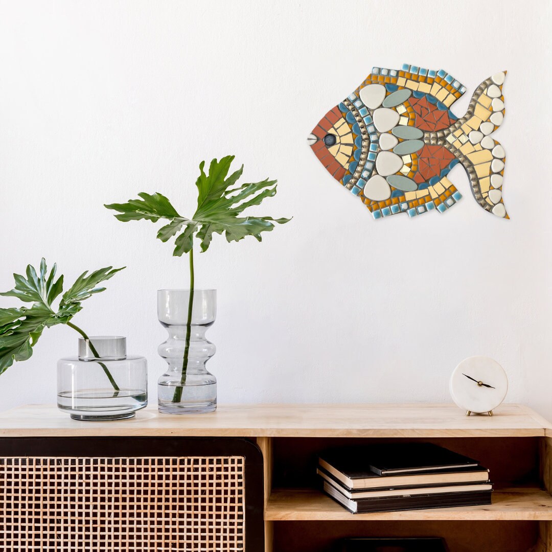 DIY Fish Wall Art, DIY Fish Sculpture, Hobby Kit for Adults, DIY Mosaic ...
