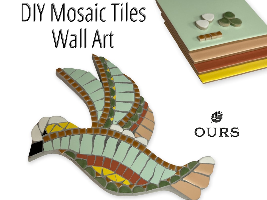 Mosaic Tiles Kit for Adults, Mosaic Craft Kit, Mosaic Art Supplies ...