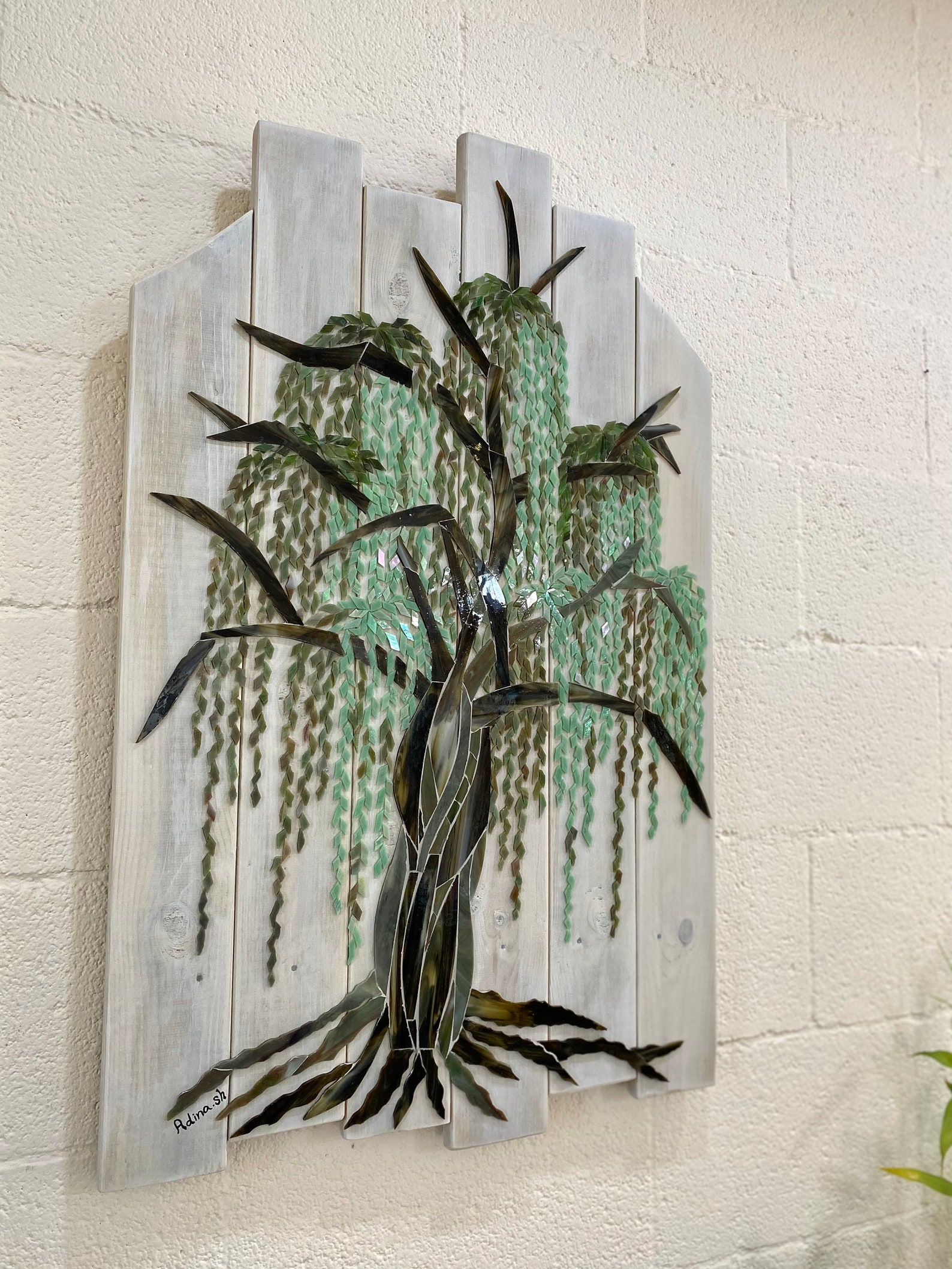 Tree Art Work / Mosaic Home Art / Mosaic Wall Art - Etsy