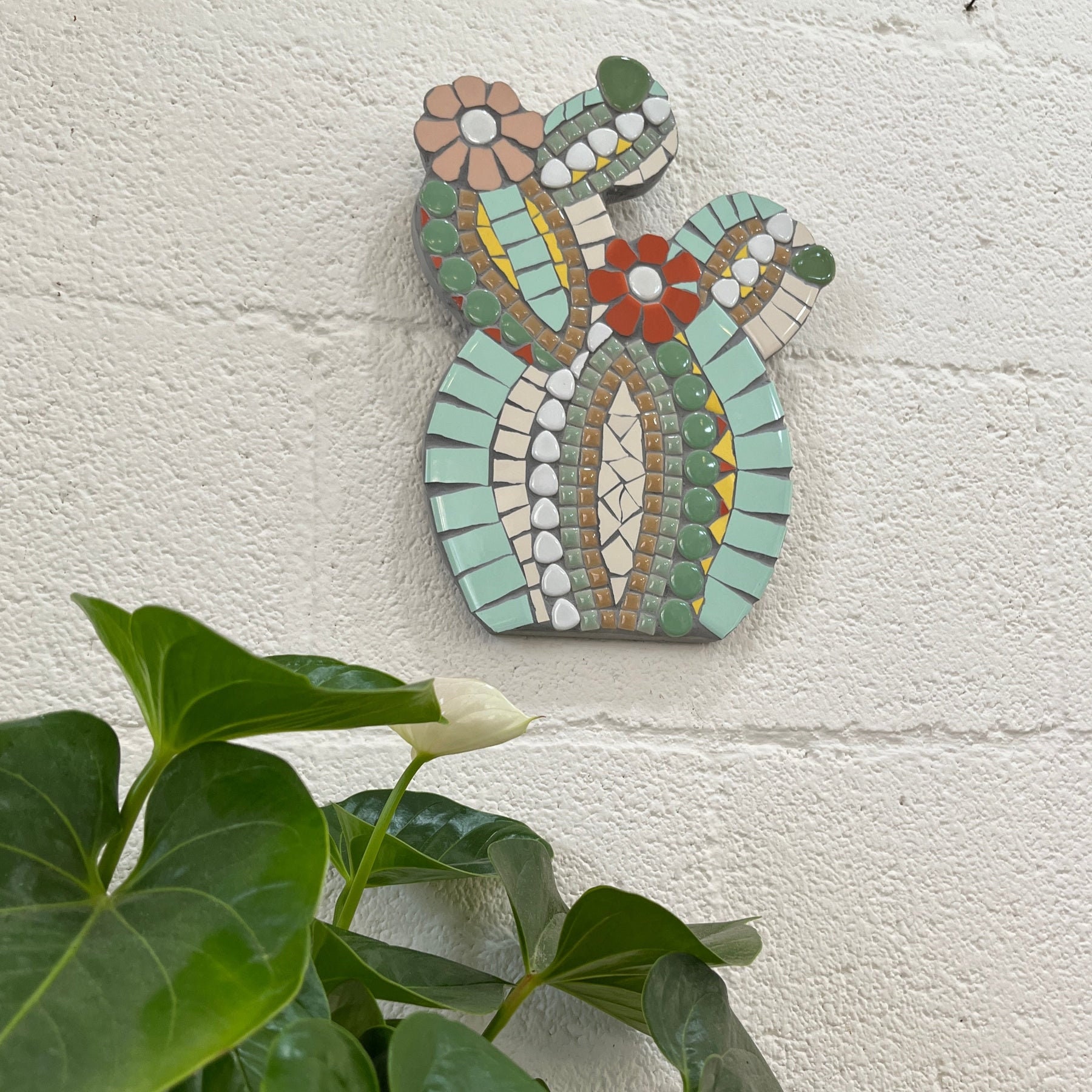 DIY Mosaic Kit for Adults, Mosaic Tile Kits, DIY Cactus Wall Art ...