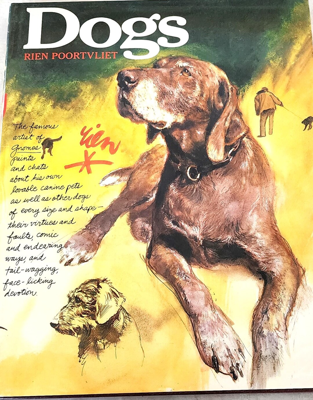 Rien Poortvliet Dogs Hardback Book With Dust Jacket Publisher Harry N ...