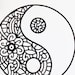 Yin Yang Symbol Wall Art Plaque Spiritual Ornament Home Decor Eastern ...