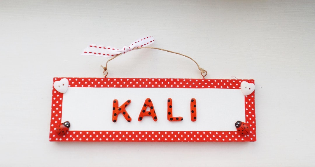 Ladybirds Name Plaque Bedroom Ladybug Customised Door Sign Home Wall ...