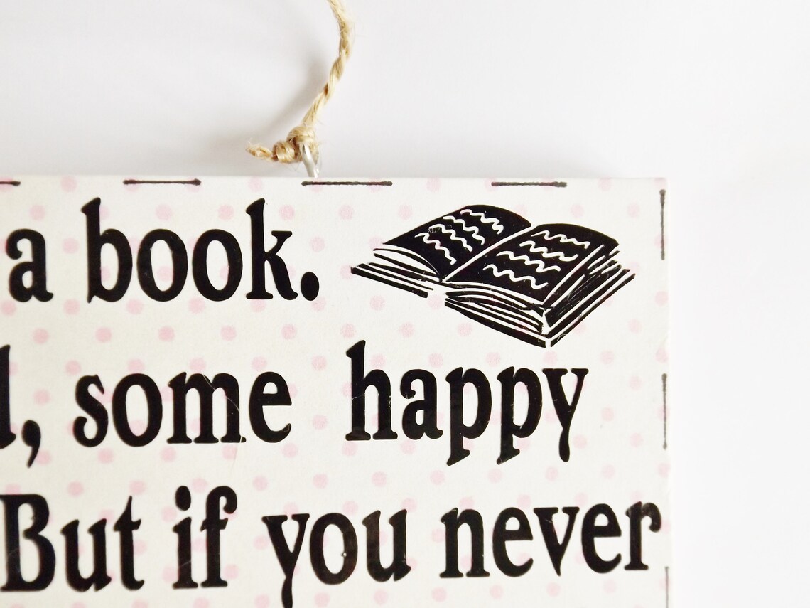 Life is Like A Book Inspiring Life Quote Wall Plaque Sign Home - Etsy