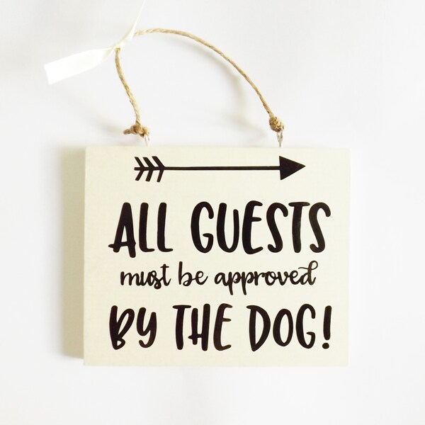Dog Welcome Sign - Etsy UK