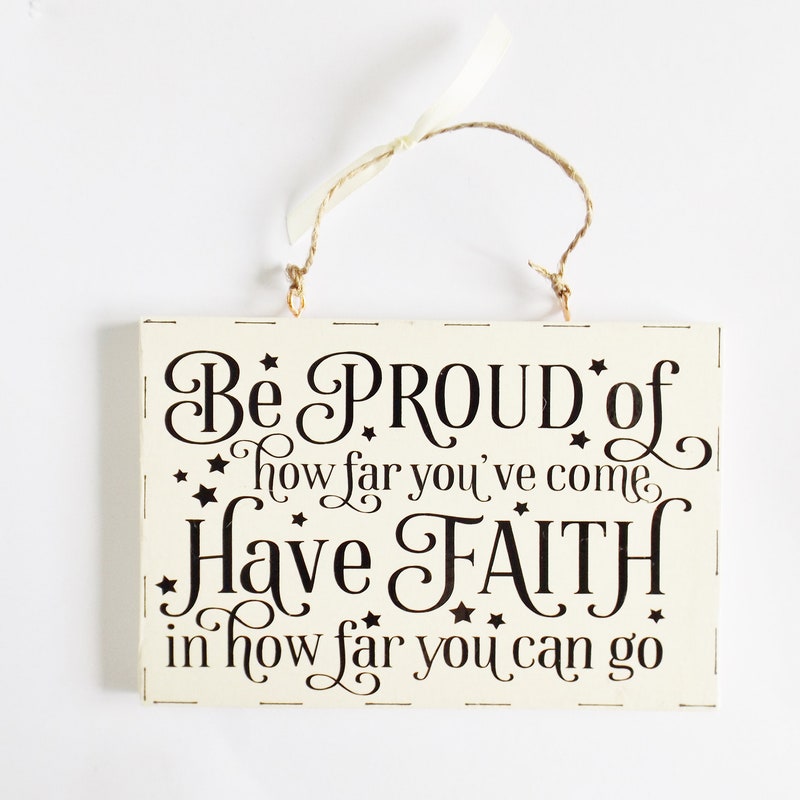 Inspirational Plaque - Etsy UK