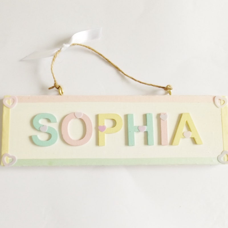 Kids Name Plaques - Etsy