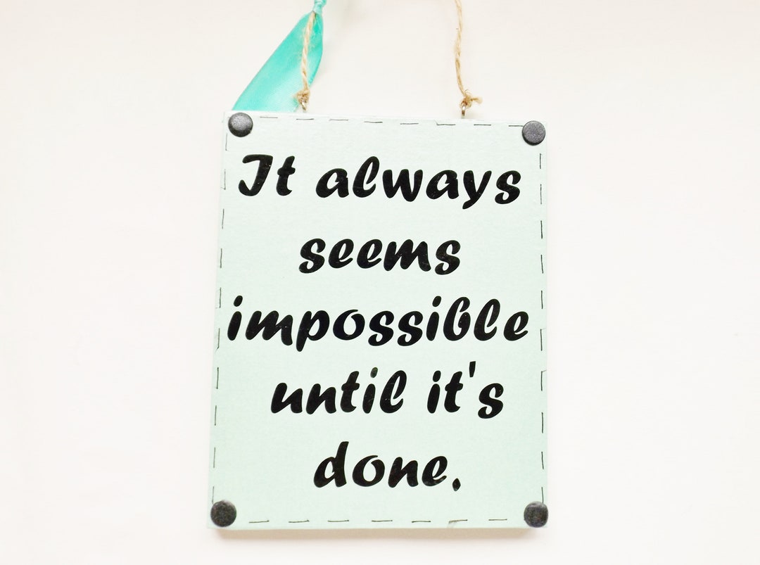 Motivating Life Quote Sign Empowering Thoughtful Wall Plaque Home Decor ...