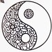 Yin Yang Symbol Wall Art Plaque Spiritual Ornament Home Decor Eastern ...