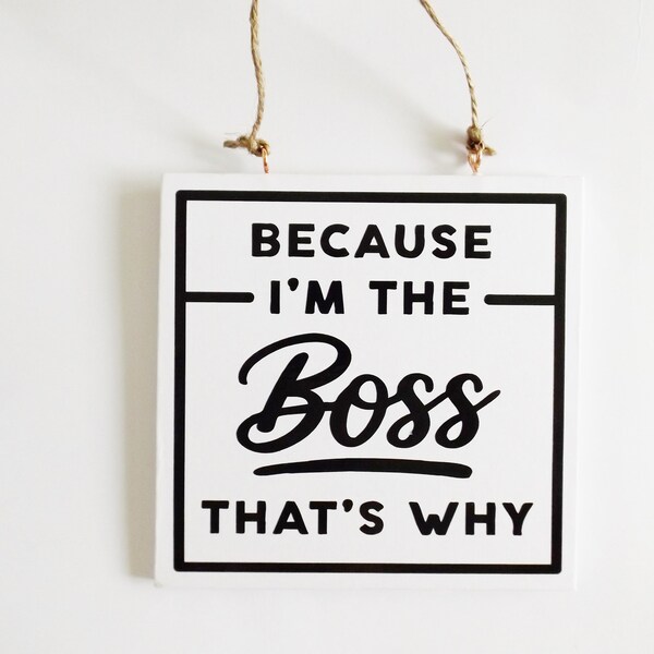 Funny Boss Plaques - Etsy