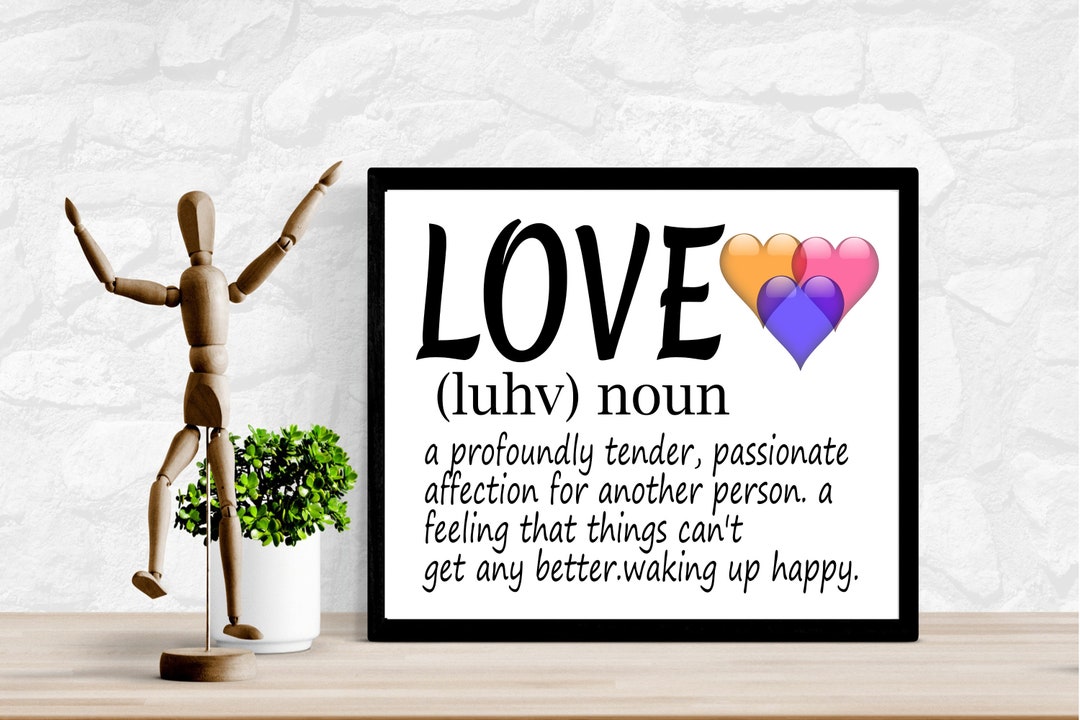 Love is a Noun 8 X 10 Art Print**instant Download - Etsy