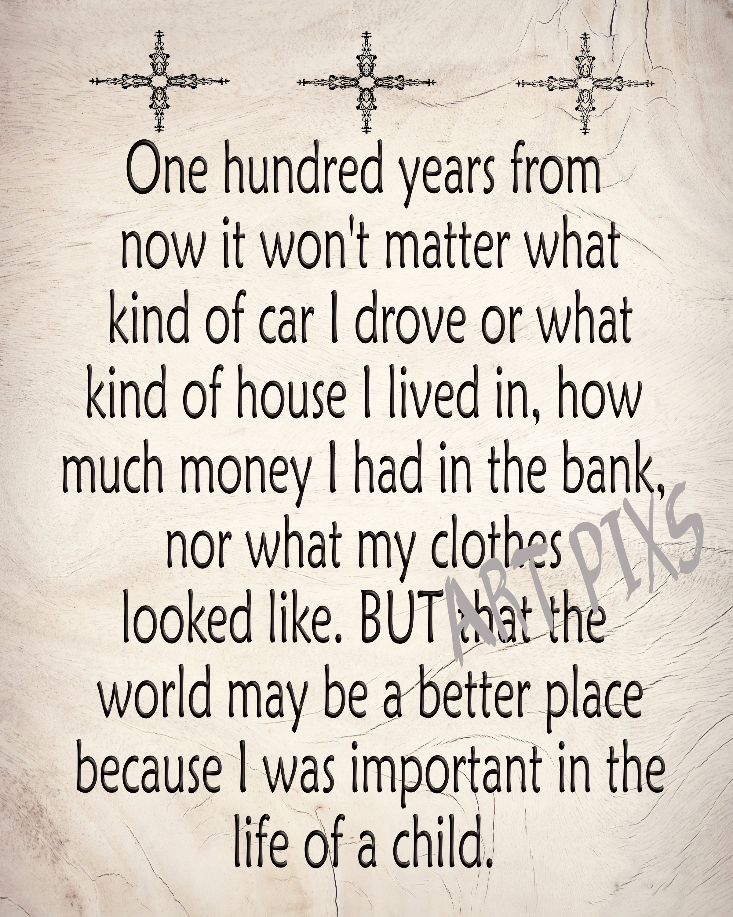 Digital Prints Art & Collectibles Instant download A hundred years from ...