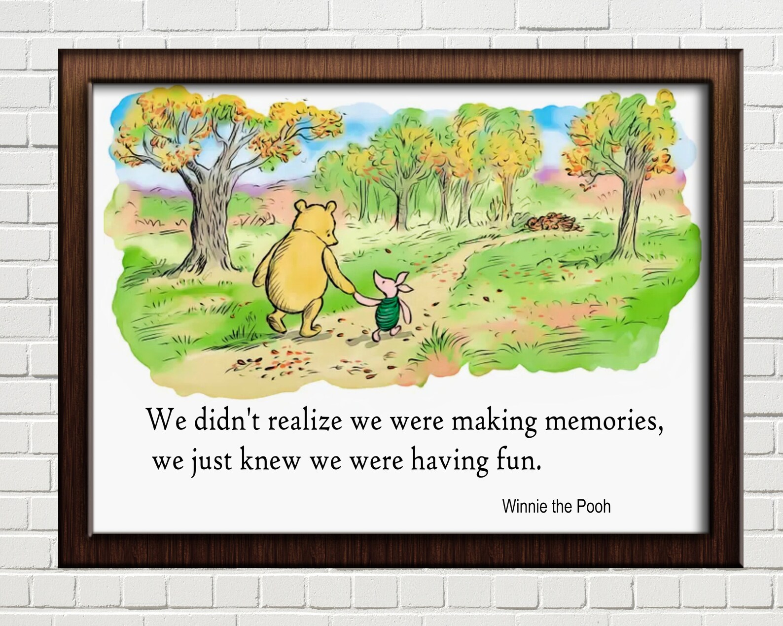 Winnie the Pooh Making Memories Digital Download Art Print - Etsy