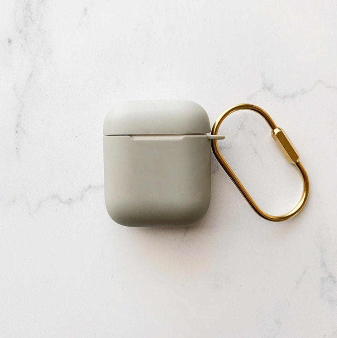 Matte Grey AirPod Case, Slim Protective AirPod Case With Keychain ...