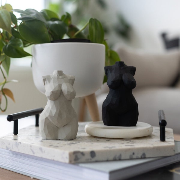 Concrete Goddess Statue - Etsy