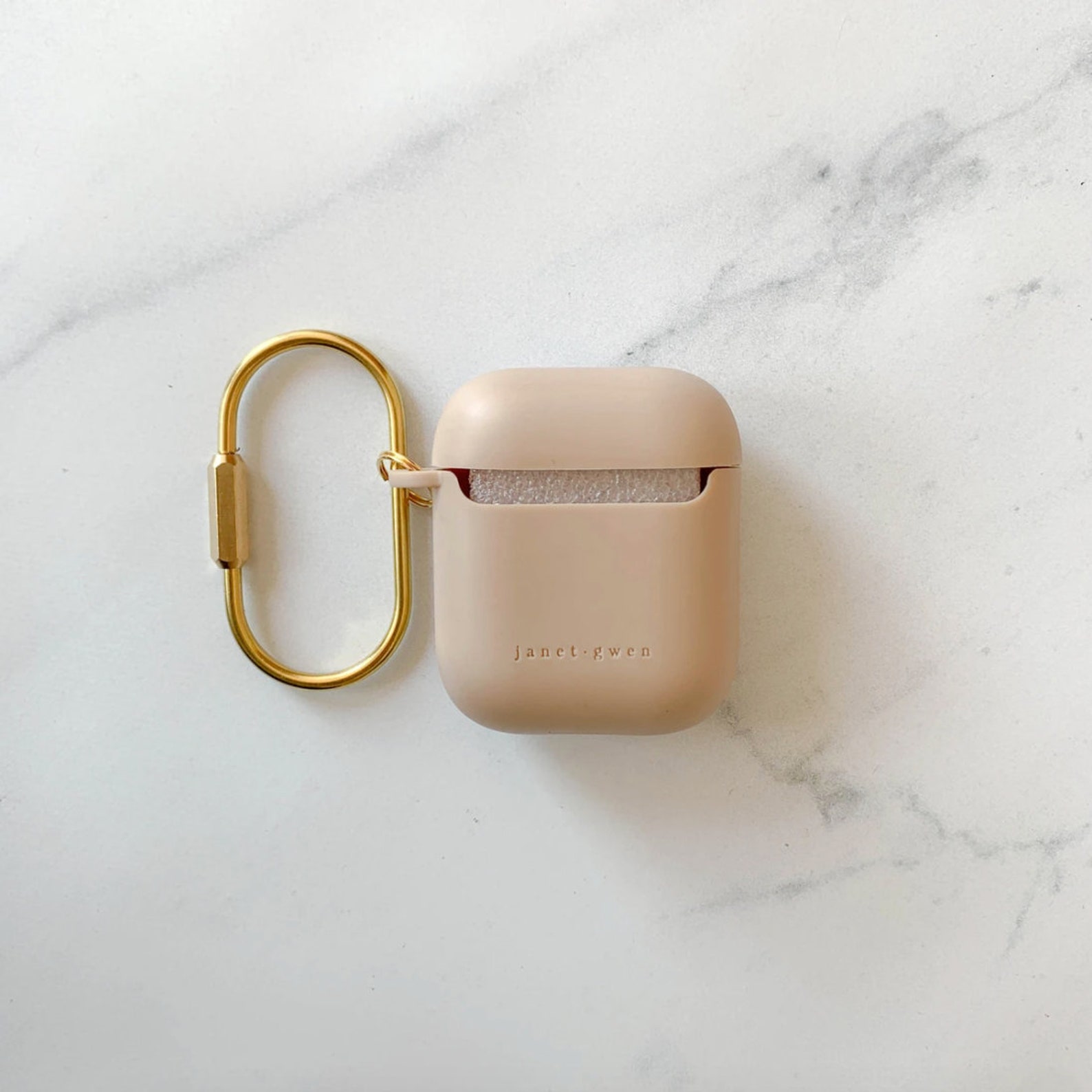 Rose Airpod Case Slim Protective Airpod Case with Gold Hook | Etsy