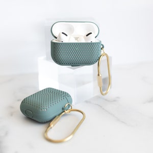 Mesh Matte Green AirPod Case, Airpods Keychain Case, AirPod Pro Case ...