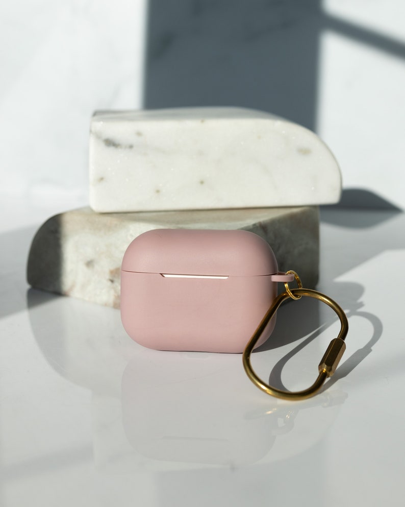 Matte Pink Airpod Case Slim Protective Airpod Case With - Etsy