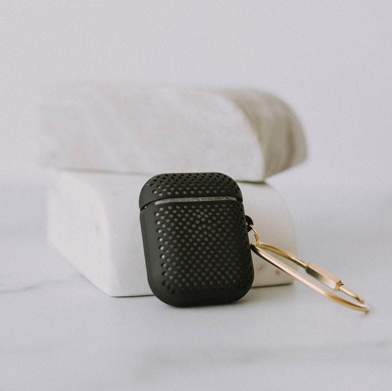 Mesh Matte Black Airpod Case Slim Protective Airpod Case With - Etsy