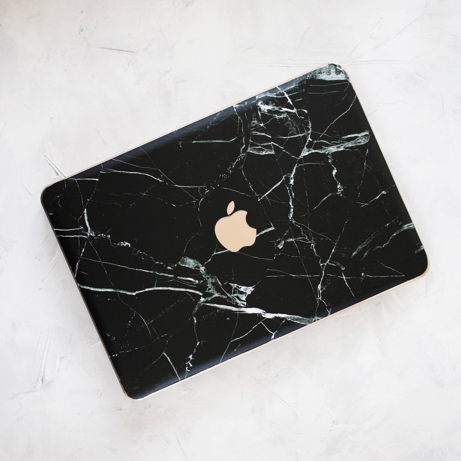 Black Marble Macbook Case Marble Macbook Air Case Coque - Etsy