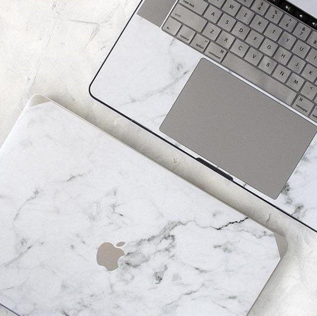 Silver and White Marble Macbook Case Coque Macbook Air 13 - Etsy UK