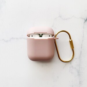 Matte Pink Airpod Case Slim Protective Airpod Case With | Etsy