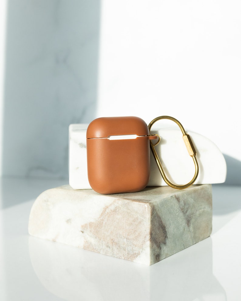 Terracotta AirPod Case, Slim Protective AirPod Cover With Gold Hook ...