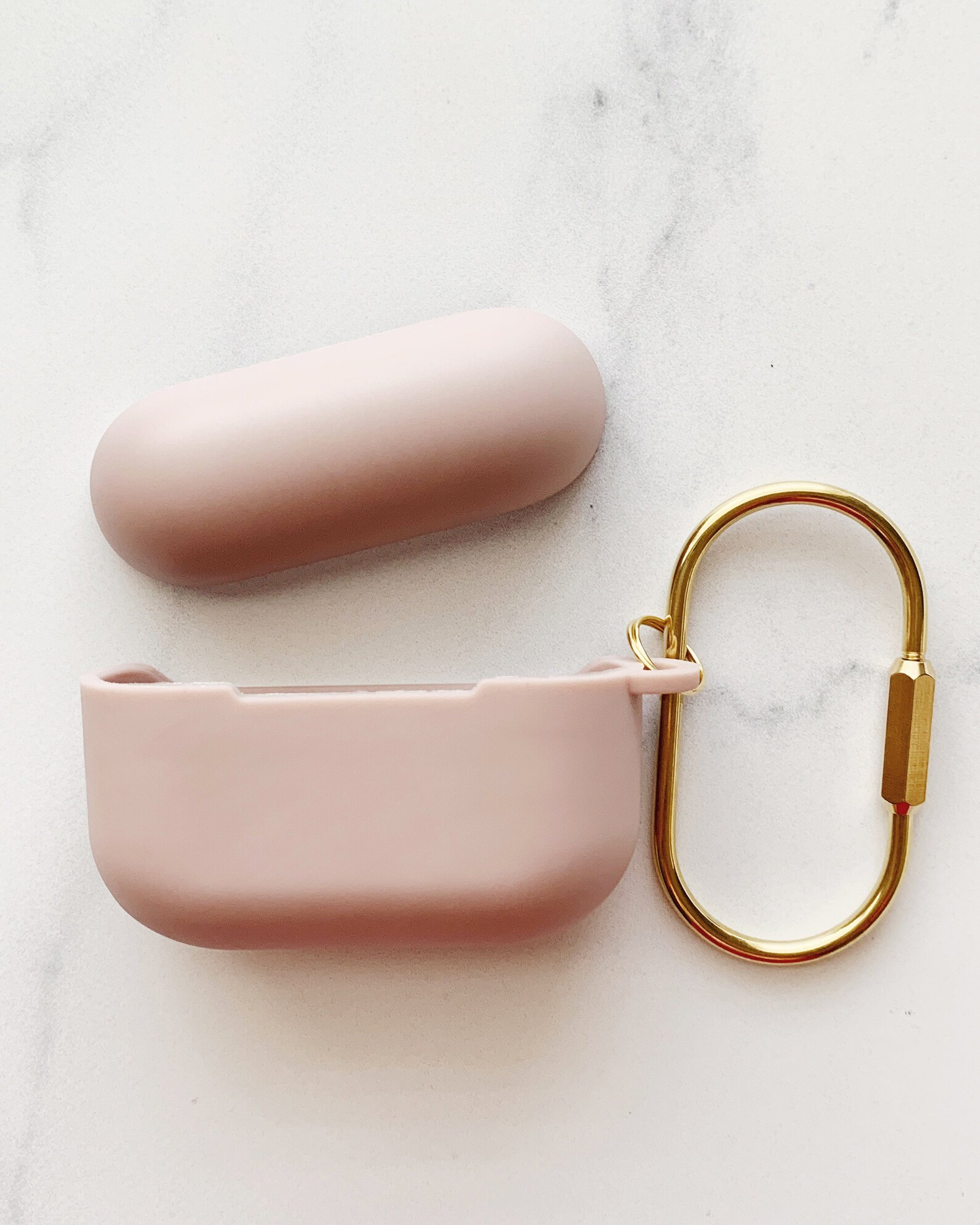 Matte Pink Airpod Case Slim Protective Airpod Case With | Etsy